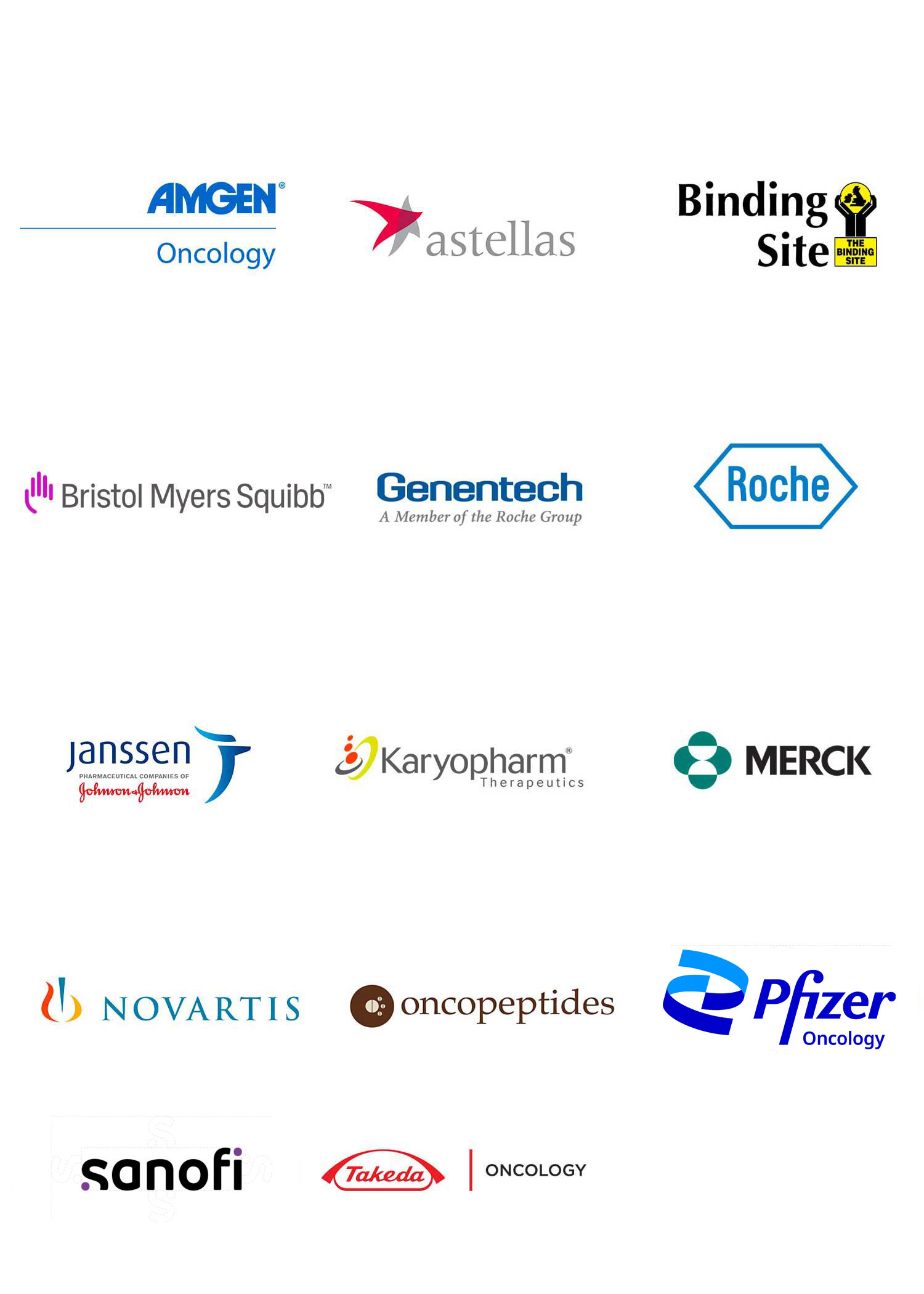 Thank you to our sponsors | International Myeloma Fn