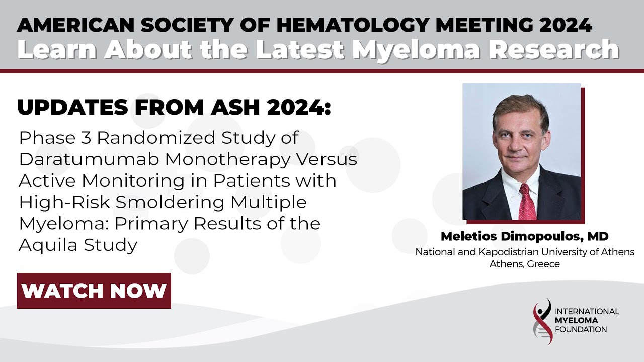 Daratumumab vs Active Monitoring in High-Risk Smoldering Multiple ...