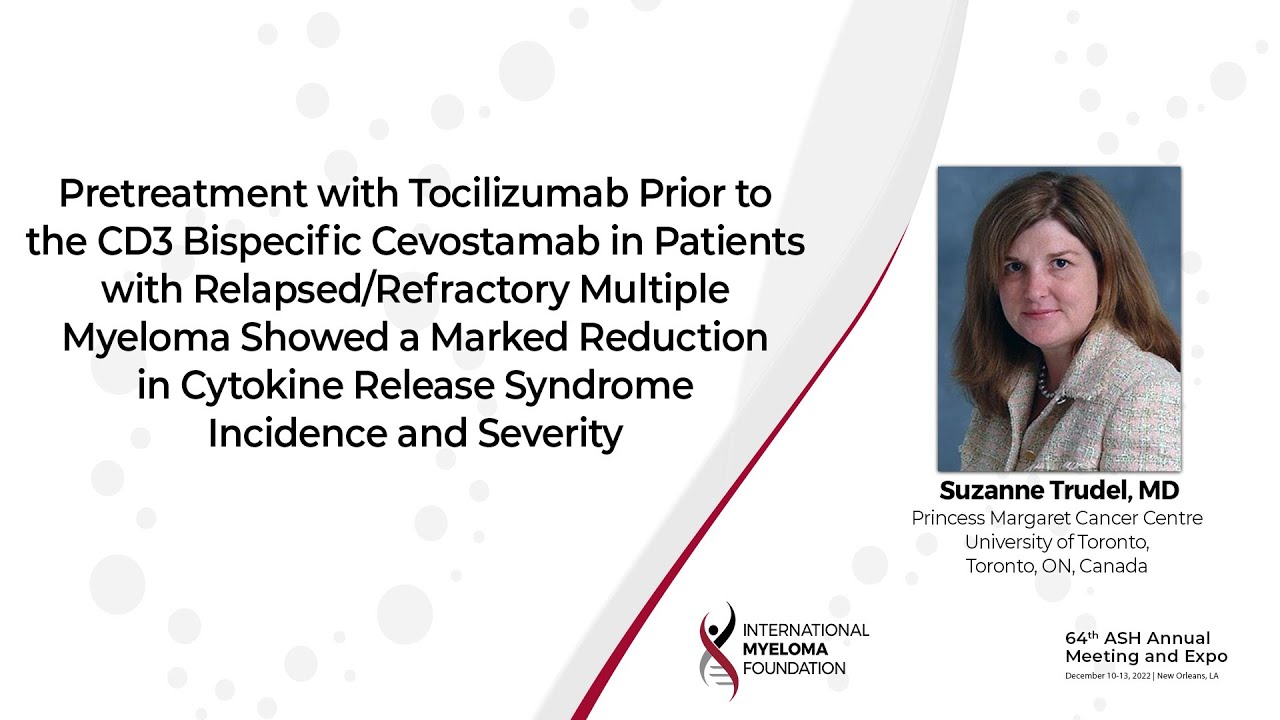 Tocilizumab pre-treatment reduced cytokine release syndrome in relapsed ...