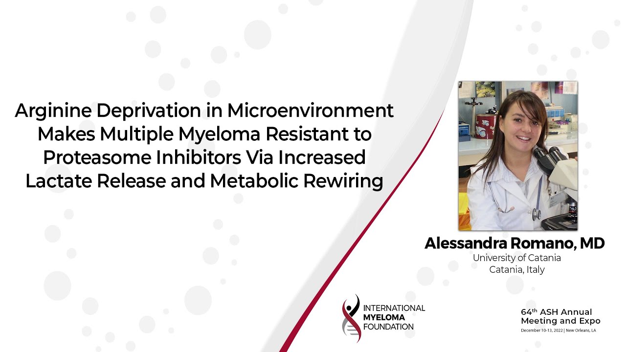 Effects of Arginine Deprivation to Proteasome Inhibitor Resistance | Int Myeloma
