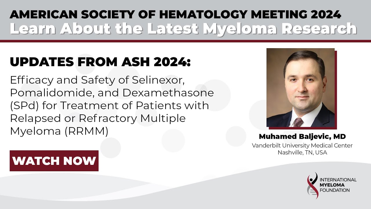 Selinexor Pom Dex (SPd) Combo Shows Promise: New Treatment Option for Relapsed Multiple Myeloma