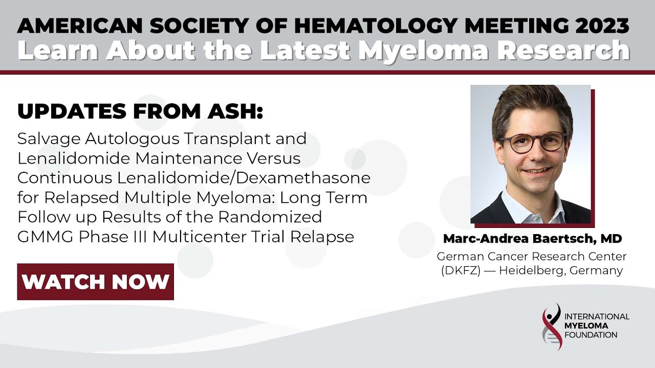 GMMG Phase III ReLApsE Trial for Myeloma | Int'l Myeloma Fn